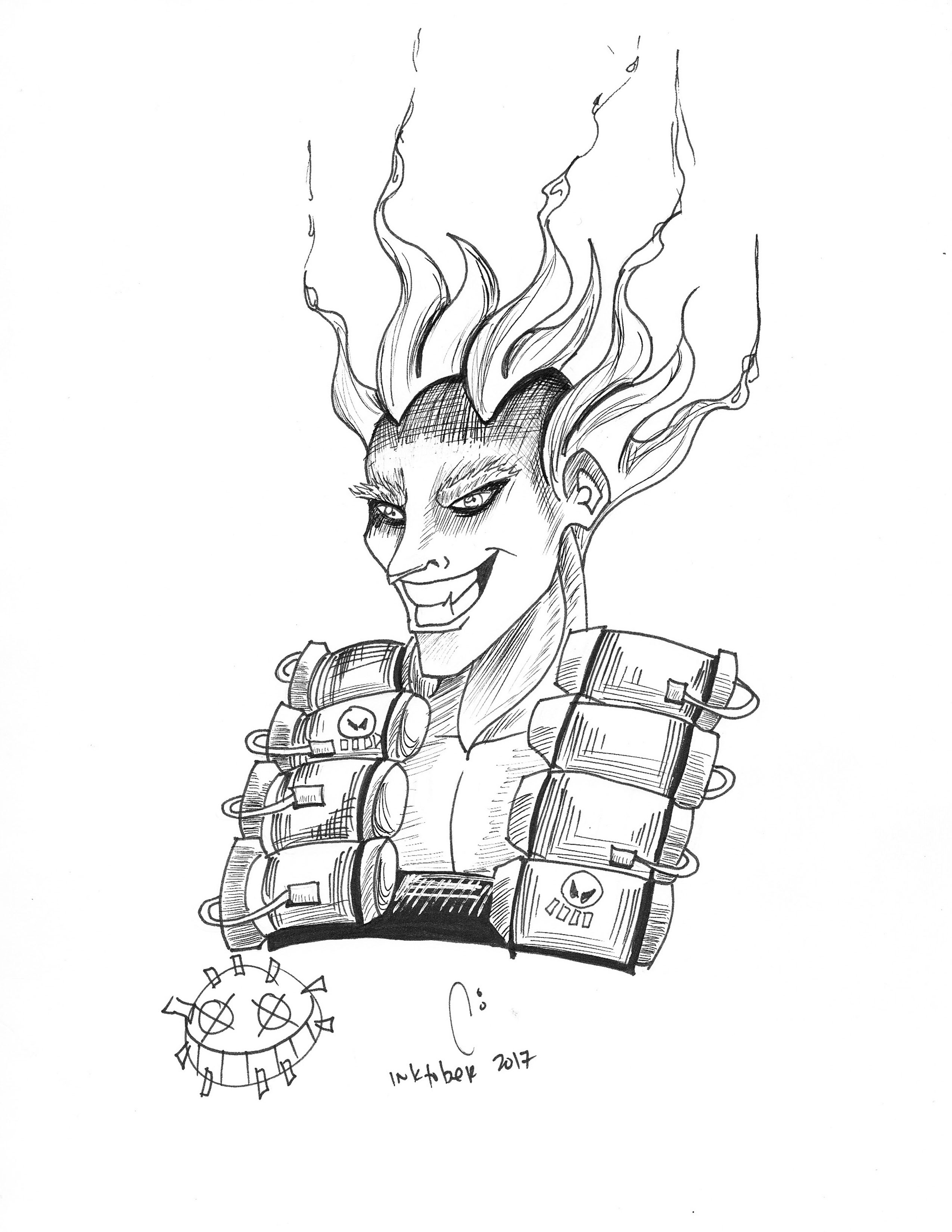 Inktober 2017 – Chlo'e Camonayan | Artist